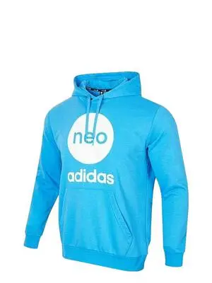 Adidas Neo Logo Hoodie - Blue