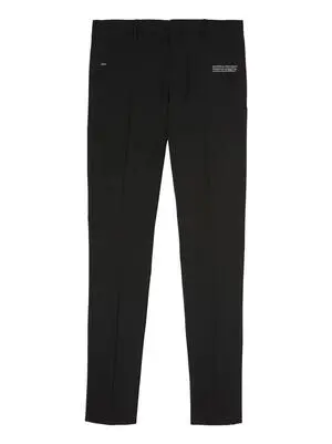 Off-White Off-White Solid Color Alphabet Printing Straight-Leg Casual Trousers Default Color