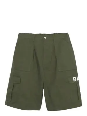 A BATHING APE 6 Pocket Wide Fit Shorts - Green