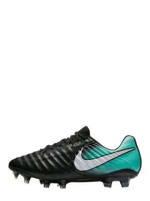 Nike Tiempo Legend 7 Fg Football Boots - Black/white/light Aqua