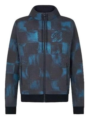 LOUIS VUITTON Hooded Zip-up Jacket - Blue