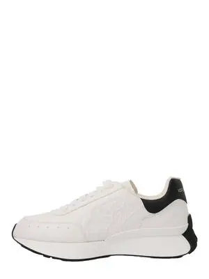 Alexander McQueen Sprint Runner Sneakers - Beige/white