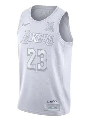 Nike Los Angeles Lakers Lebron James #23 Jersey - White/grey