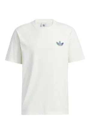 Adidas Originals Short Sleeve Classic Graphic T-shirt 'off White - Off White/off White