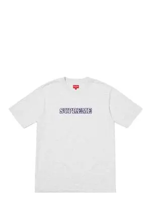 Supreme Fw18 Floral Logo Tee Ash Logo Tee - Grey