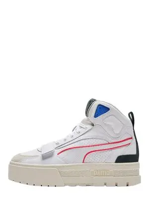 PUMA Mayze Mid High Top Sneakers - White