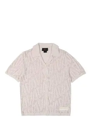 JORDAN X A Ma Maniere Short Sleeve Collared Shirt - Phantom