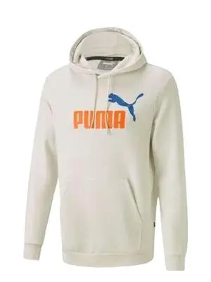 PUMA Sportswear Logo Hoodie - White/orange/blue