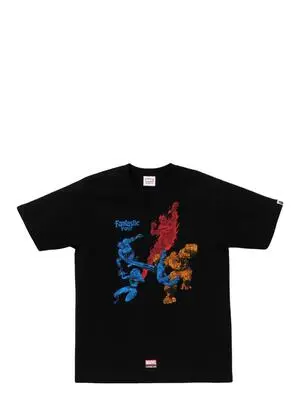 A BATHING APE X Marvel The Fantastic 4 T-shirt - Black