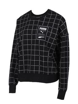 PUMA Rechack Pack Crew Sweatshirt - Black/white