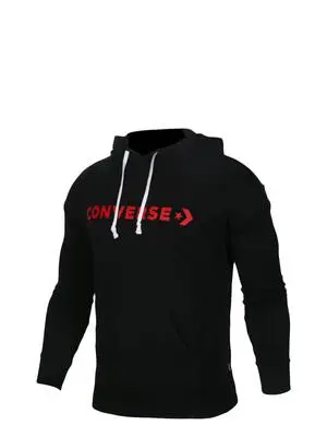 CONVERSE Converse Wordmark Big Logo Hoodie Black