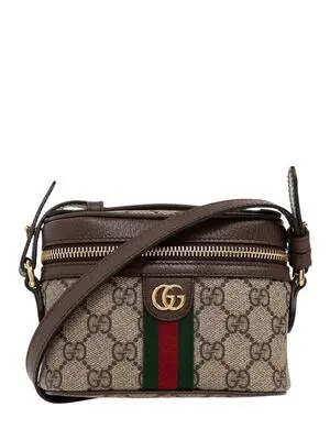 Gucci Ophidia Gg Top Handle Mini Bag - Beige/brown