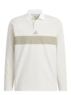 ADIDAS Adidas Long Sleeve Polo Shirt 'alumina'