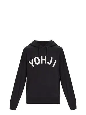 Adidas Y-3 Yohji Logo Hoodie - Black