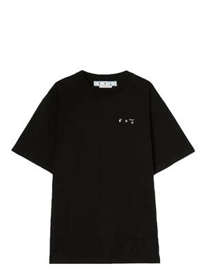 Off-White Ss22 Back Caravaggio Short Sleeve Loose Fit T-shirt - Black