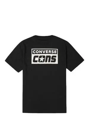 CONVERSE Alphabet Logo Print T-shirt - Black