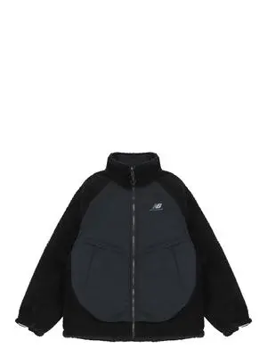 NEW BALANCE Reversible Zip-up Jacket - White/black