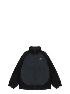 NEW BALANCE Reversible Zip-up Jacket - White/black