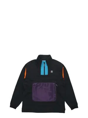 Adidas Originals Pt3 1/4 Zip Track Jacket - Black