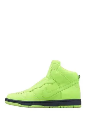 Nike Sacai X Dunk Lux High Top Sneakers - Volt/obsidian-volt