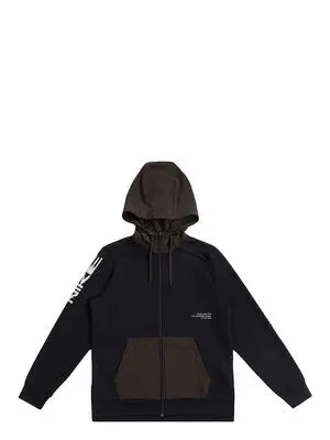 Nike Solid Color Alphabet Zipper Hooded Jacket - Default Colorway