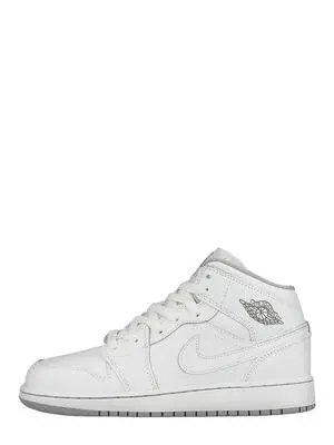 JORDAN 1 Mid 'wolf Grey - White