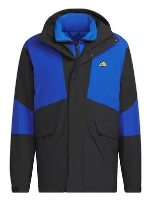 Adidas 3-in-1 Down Jacket - Black/blue