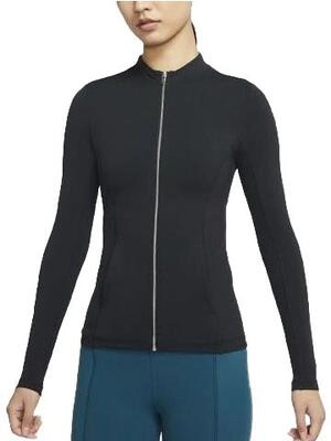 Nike Slim Fit Zip Up Jacket - Black