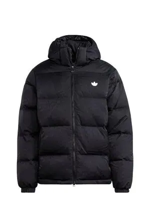 Adidas Rekive Down Regen Hooded Puffer Jacket - Black