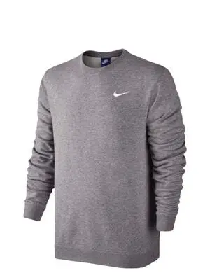 Nike Swoosh Crewneck Sweatshirt - Grey