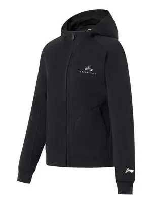LI-NING Li-Ning Essentials Logo Zip Training Hooded Jacket
