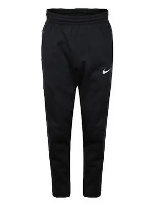 Nike Therma Fleece Drawstring Sports Basketball Long Pants - Black