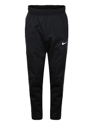 Nike Therma Fleece Drawstring Sports Basketball Long Pants - Black
