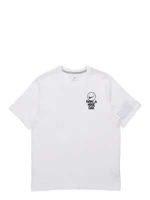 NIKE Nike Sportswear Printing Short Sleeve 'have A Nike Day White'