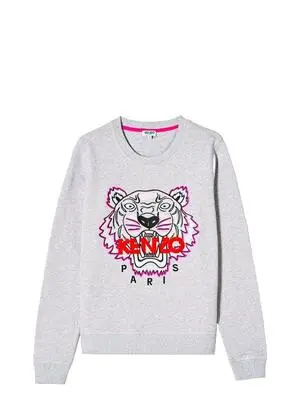 KENZO KENZO Tiger Head Embroidery Crewneck Sweatshirt