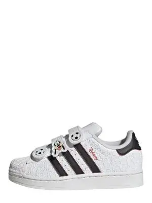 Adidas X Disney Superstar Ii Comfort Closure Sneakers - Cloud White/core Black/red