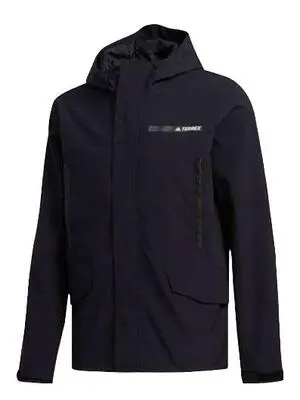 Adidas Down Feather Hooded Jacket - Default Color