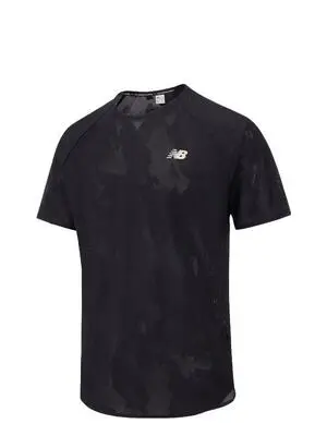 NEW BALANCE Q Speed Jacquard T-shirt - Black