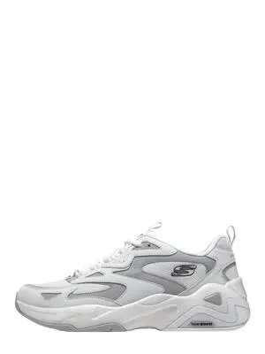 Sketchers D'lites Hyper Burst Athletic Sneakers - White/grey
