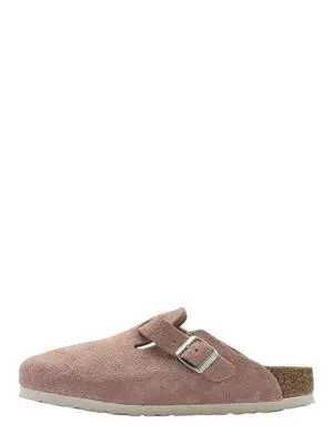 BIRKENSTOCK Birkenstock Boston Soft Footbed Suede Leather Clogs Pink