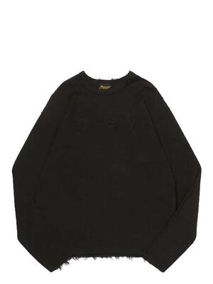 Drew House Reverse Terry Secret Long Sleeve T-shirt - Black