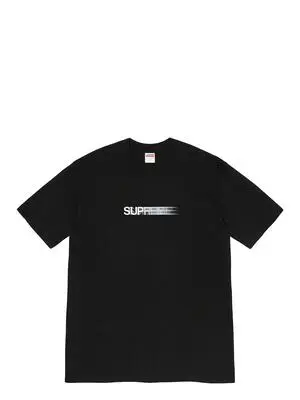 Supreme Motion Logo T-shirt 'black White - Black/white