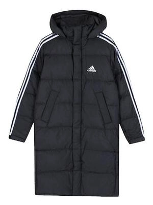 Adidas Long Hooded Down Parka - Black