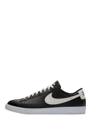 Nike Nike Blazer Low Leather Sneakers Black/sail