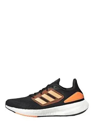 Adidas Pureboost 22 Athletic Sneakers - Black/orange/white