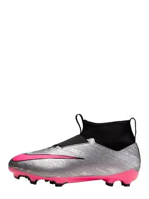 Nike Mercurial Superfly 9 Academy 25 Mg Soccer Cleats - Silver/pink