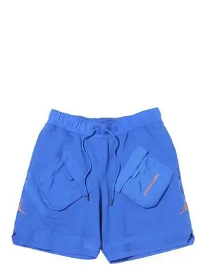 JORDAN Straight Sports Shorts With Multiple Pockets - Multi-color
