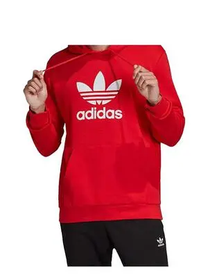 Adidas Originals Trefoil Hoodie - Pinkred