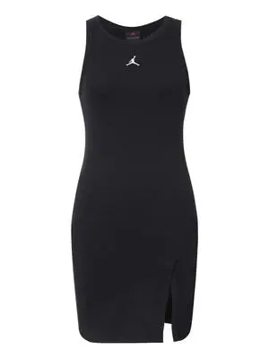 JORDAN Air Logo Tank Dress - Core Black