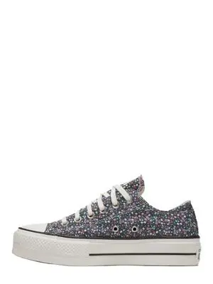 CONVERSE Converse Chuck Taylor All Star Platform Low Vintage Floral Sneakers Black